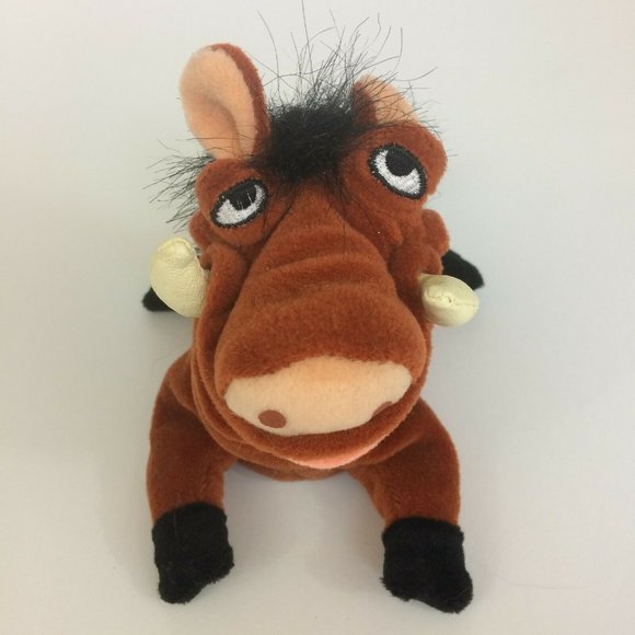 Disney | Toys | Walt Disney Company Lion King Pumbaa Bean Bag Plush ...